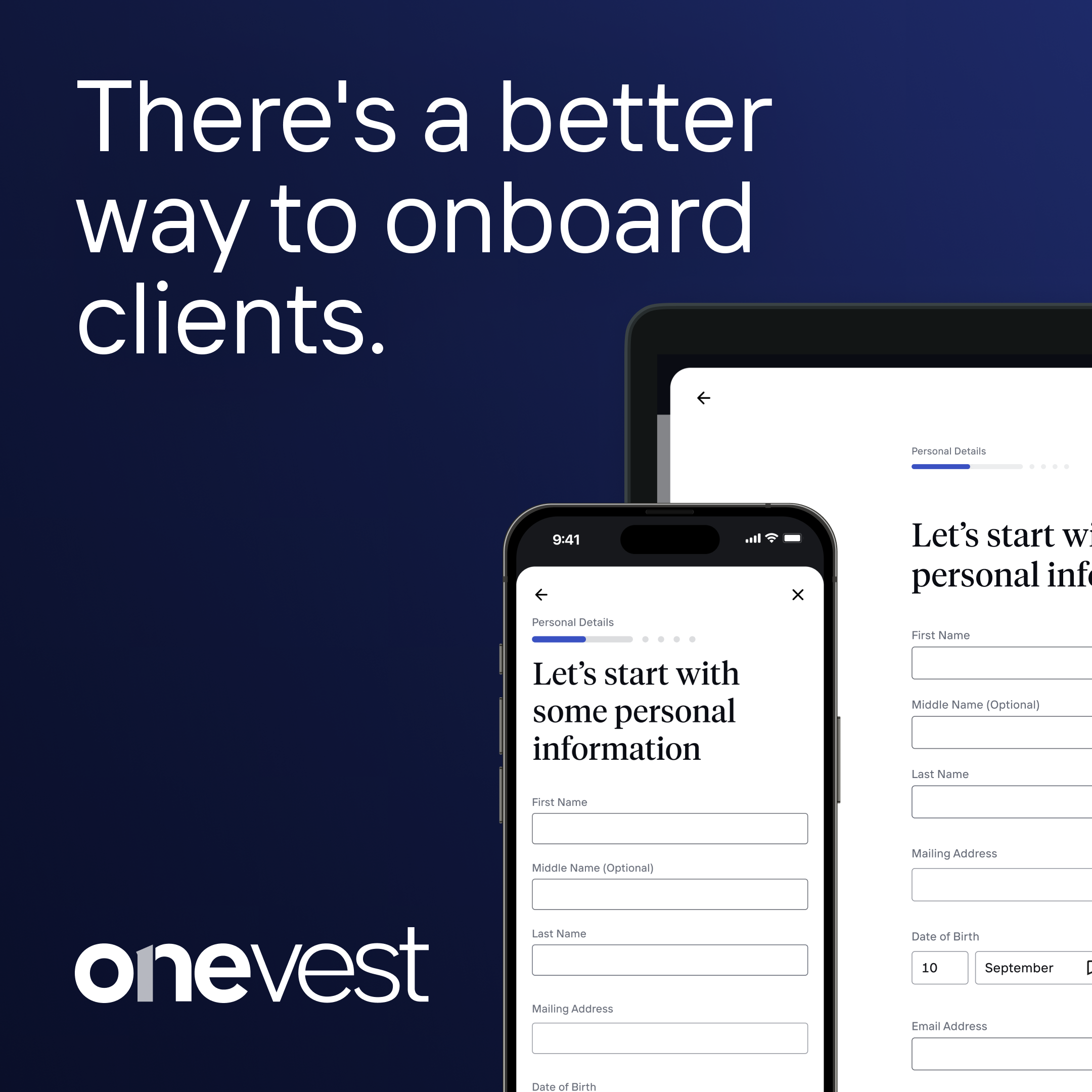 OneVest Investment Client Onboarding